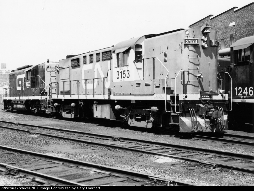 CN RS18u #3153 - Canadian National